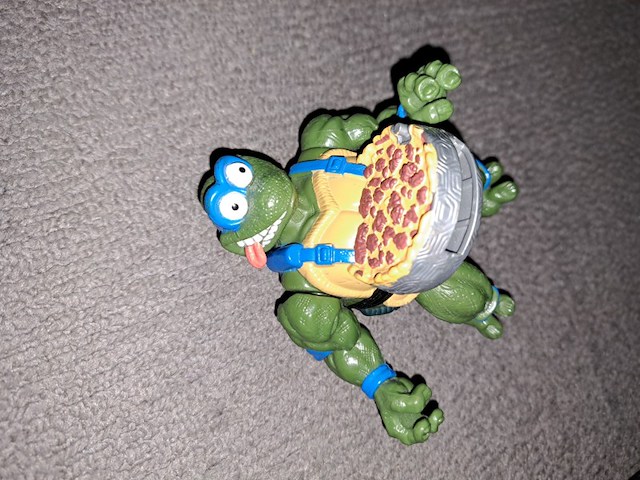 Pizza TIME LEONARDO odlicna figura TMNT EX YU period