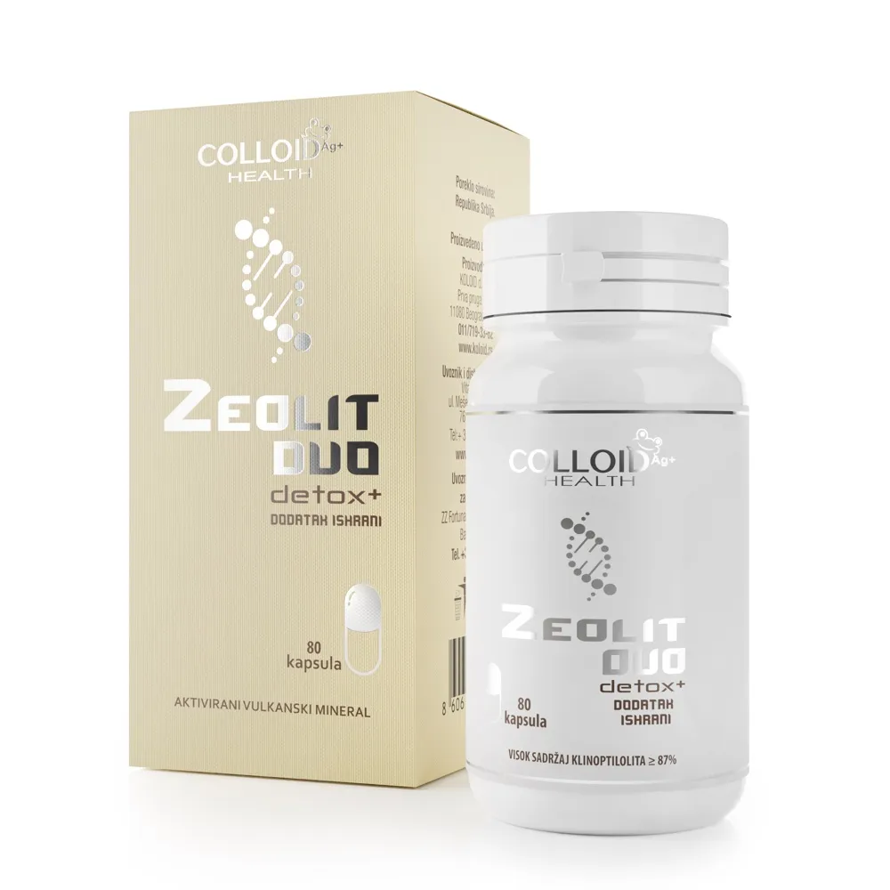 Zeolit Duo Detox kapsule A80