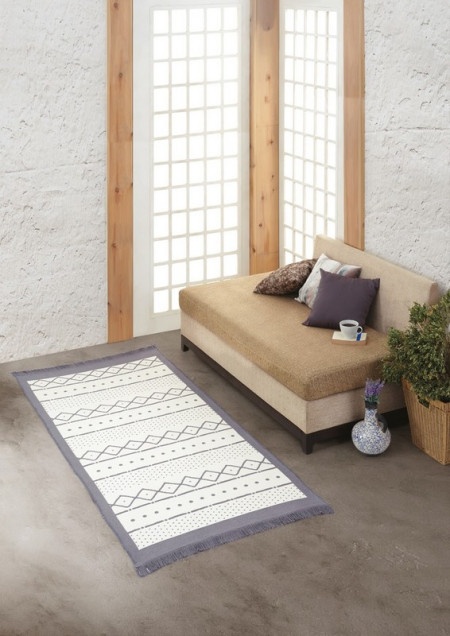 Dekordom tepih estrella 80x150 2119-a - autunno lineo blue ( 023743 )