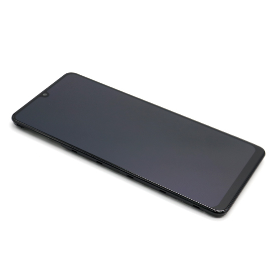 LCD displej (ekran) - Samsung A315F Galaxy A31 + Touch screen + okvir crni Full ORG EU (GH82-22905A/22761A) (MS)