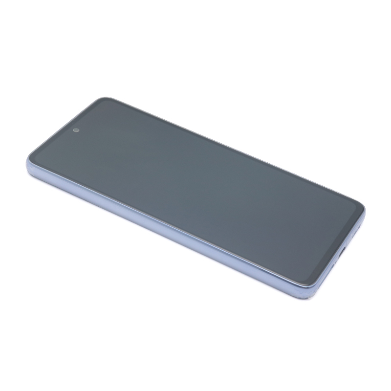LCD displej (ekran) - Samsung A536 Galaxy A53 5G + Touch screen + okvir blue Full ORG EU (GH82-28024C/28025C) (MS)
