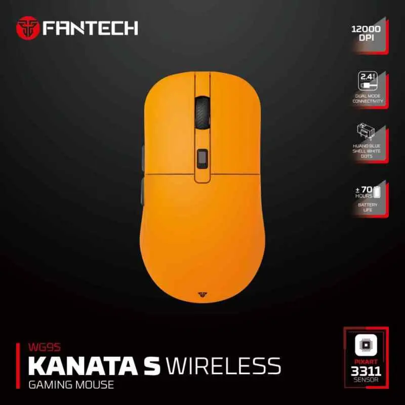 Mis Bežični Gaming Fantech WG9S Kanata S zuti