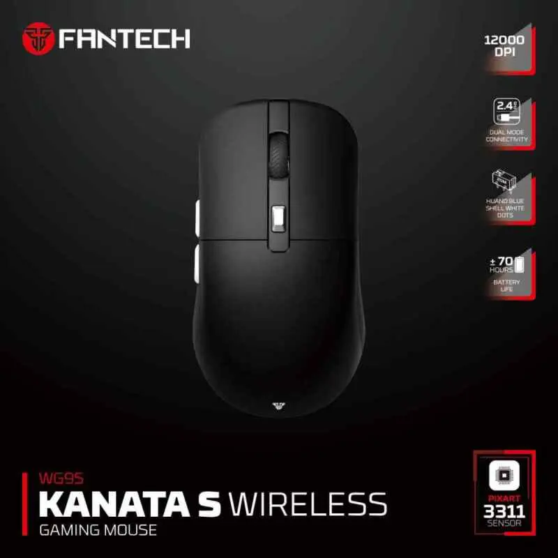 Mis Bežični Gaming Fantech WG9S Kanata S crni