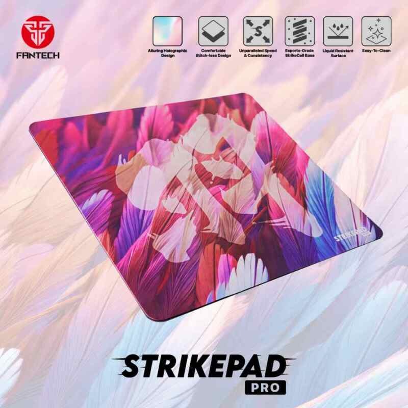 Podloga za mis Fantech MST491P Holographic Strikepad PRO crvena