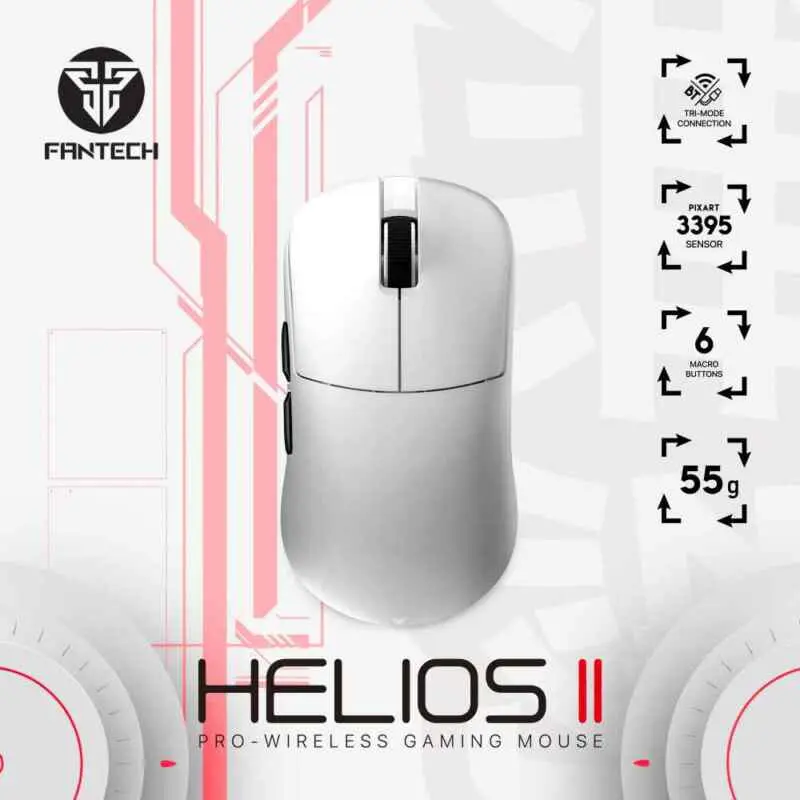 Mis Bežični Gaming Fantech XD3 V3 1K Helios II beli