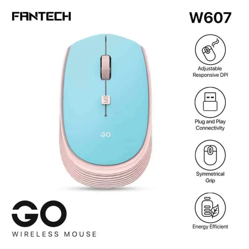 Mis Bežični Fantech W607 GO plavi