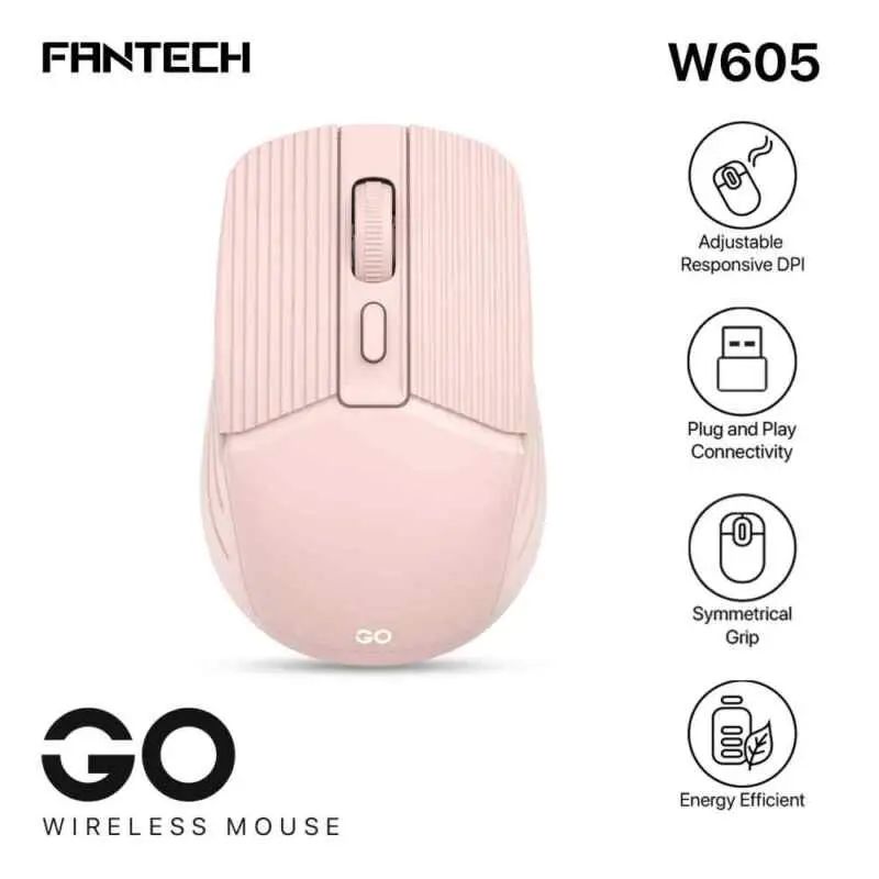 Mis Bežični Fantech W605 GO roze