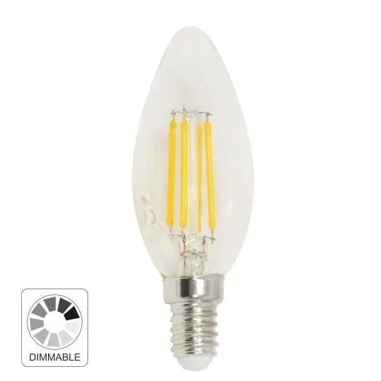 MITEA LED sijalica B35 E14 4W 2700K filament dimabilna