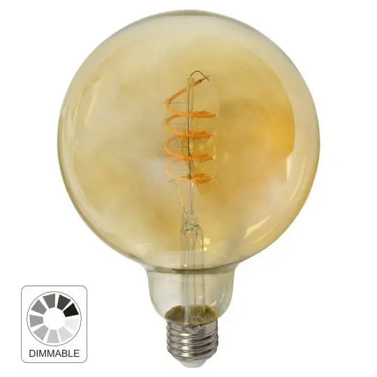 MITEA LED sijalica G125 E27 4W 2700K Filament Amber flex Dimabilna