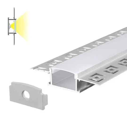 MITEA Aluminijumski profil za LED trake ugradni set sa difuzorom MA6114 61x14x2000mm