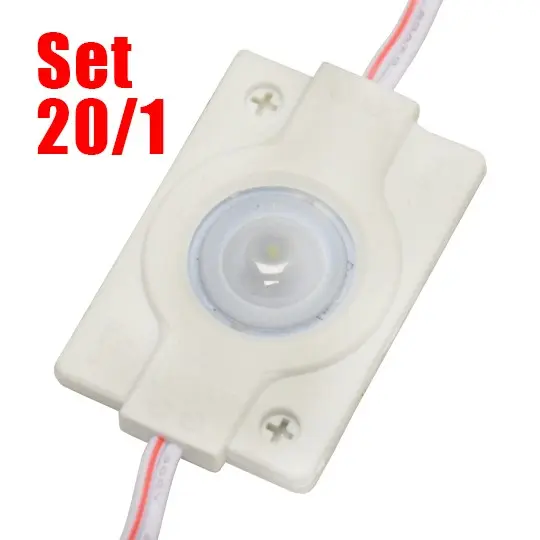 MITEA LED modul set sa sočivom 20/1 M-K3030B 1.5W 6500K IP65 50x30mm