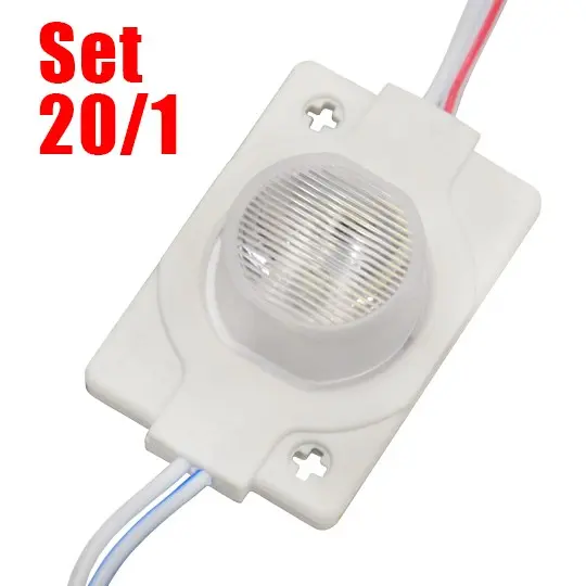 MITEA LED modul set 20/1 M-K3030A 1.5W 6500K IP65 50x30mm