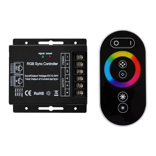 MITEA Kontroler touch RGB sa daljinskim FS-RF4BS 384W 12V