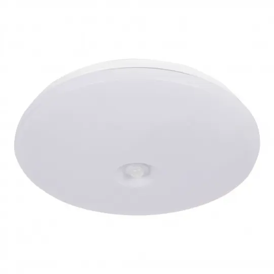 MITEA LED Plafonjera VIRONE CL/2XE27R-9 sa senzorom pokreta 2x60W/E27, IP44 ASTERIA bela