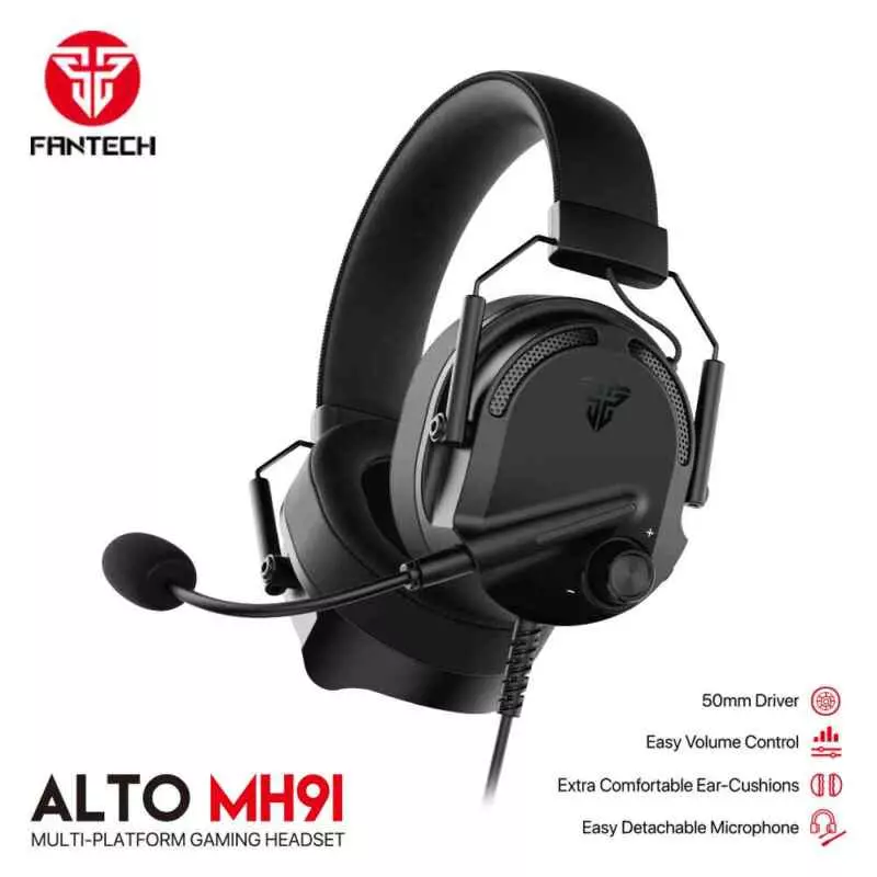 Slusalice Gaming Fantech MH91 Alto crne