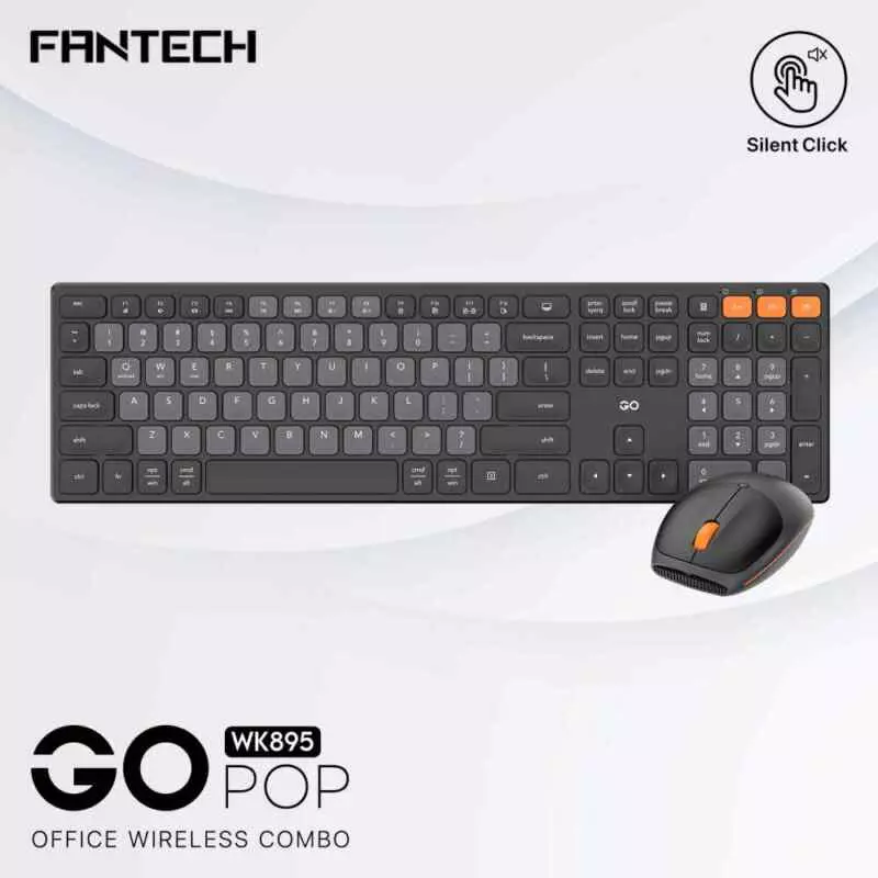 Combo mis tastatura Bežični Fantech WK-895 crni