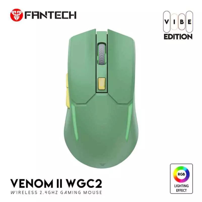 Mis Bežični Gaming Fantech WGC2 Venom II zeleni