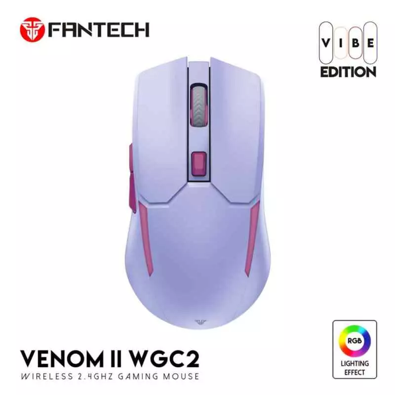 Mis Bežični Gaming Fantech WGC2 Venom II ljubicasti