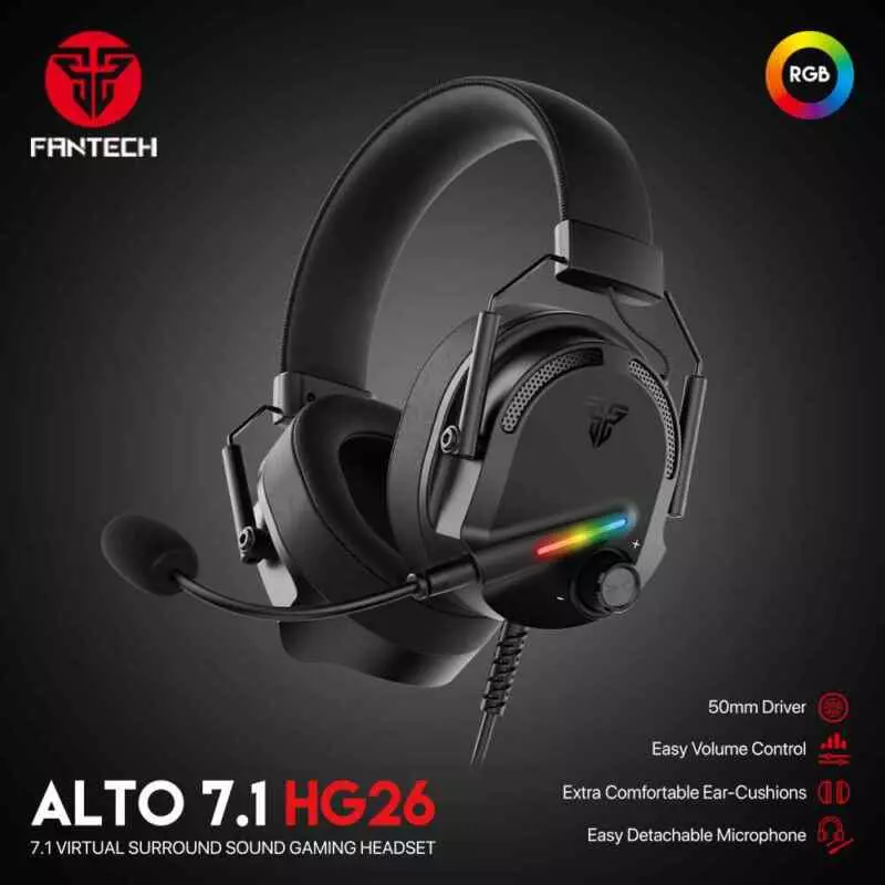 Slusalice Gaming Fantech HG26 Alto 7.1 crne