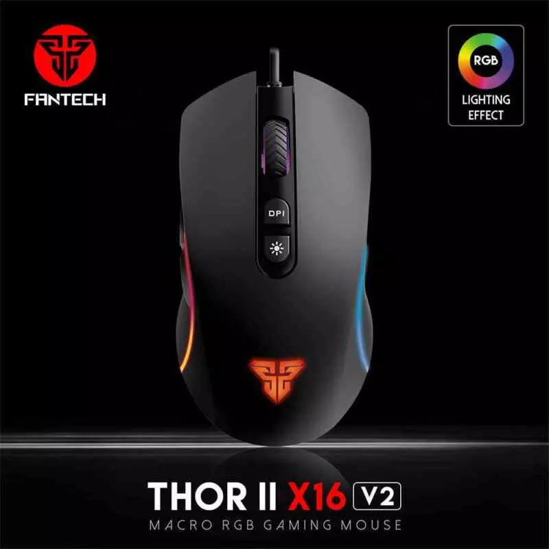 Mis Gaming Fantech X16 V2 Thor II crni