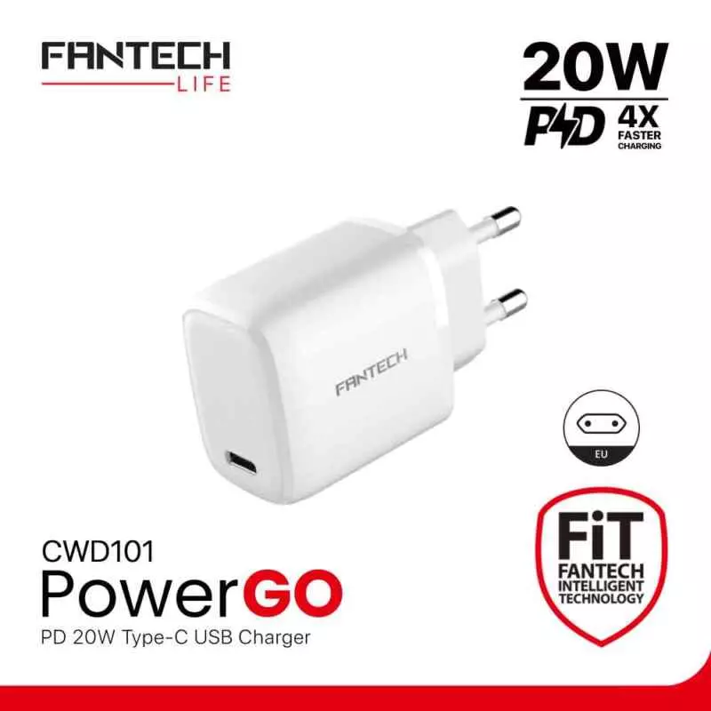 Kucni punjac Fantech PowerGO CWD101 PD 20W beli