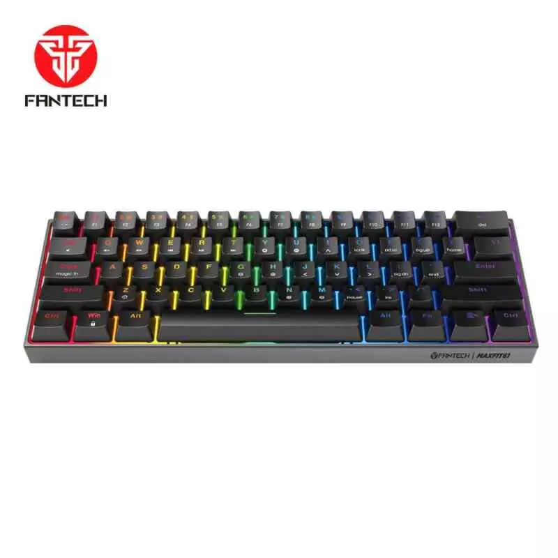 Tastatura Mehanicka Gaming Fantech MK857 RGB Maxfit61 crna Blue switch