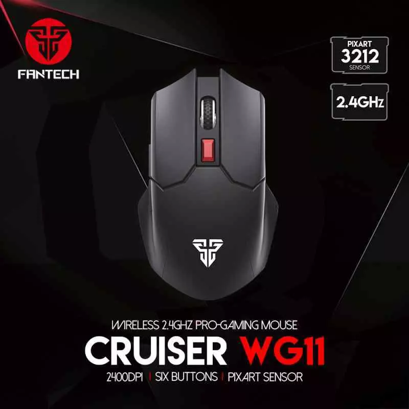 Mis Bežični Fantech WG11 Cruiser crni