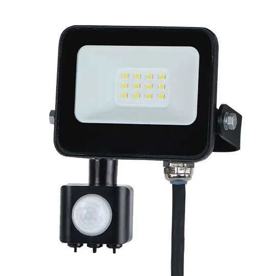 MITEA LED reflektor sa senzorom SMD ECO M490010-RLS-C5 10W 6500K crni
