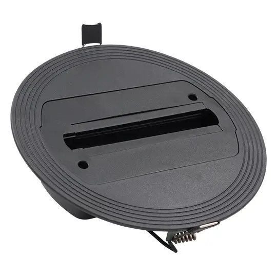 MITEA Ugradni element crni za LED i GU10 šinski reflektor fi170mm 220V