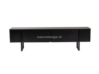 HANAH HOME TV polica Serenity Wood Black Black