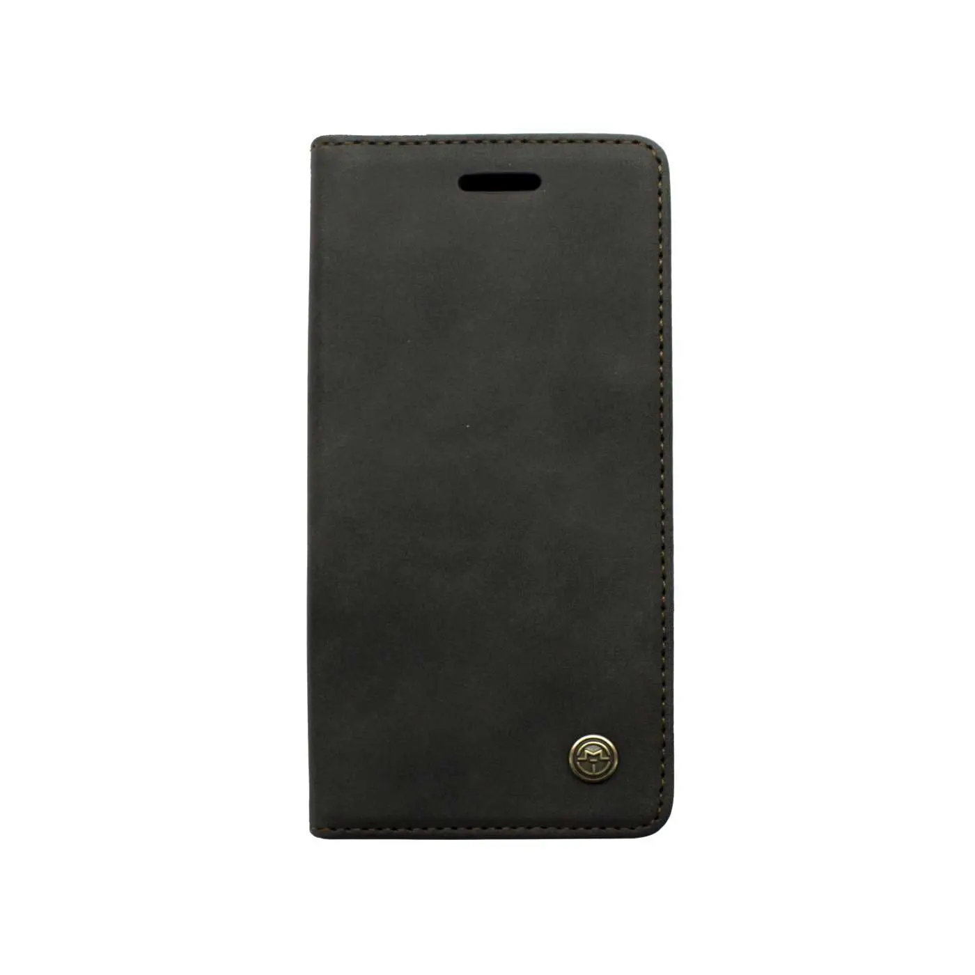 Maska za telefon LEATHER RETRO FLIP za Iphone 12 Pro Max (6.7), Crna