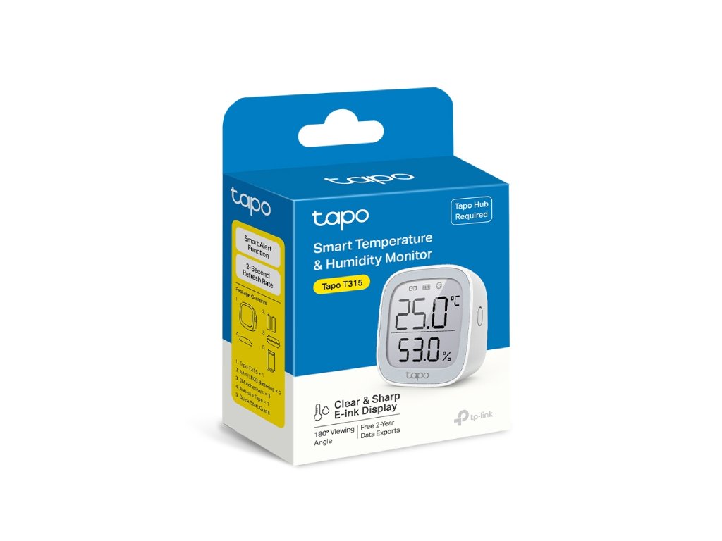 TP-LINK T315 Tapo Smart Temperatureand Humidity Monitor,TAPO T315