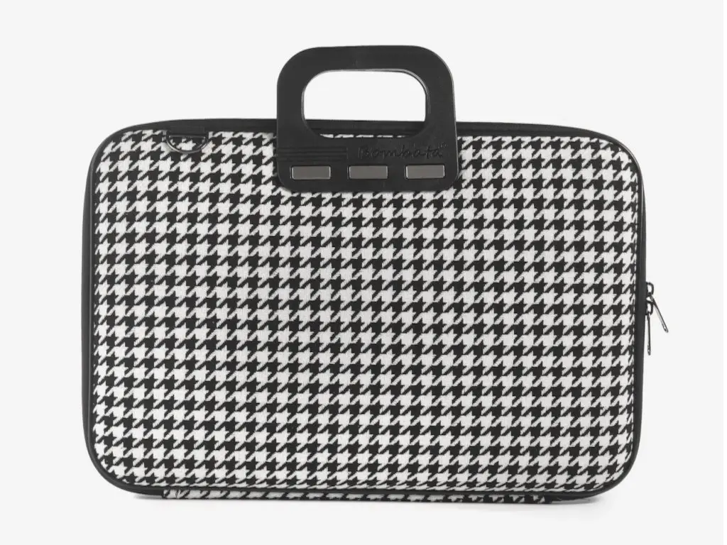 BOMBATA torba za laptop Pied de Poule 15,6" /Crna