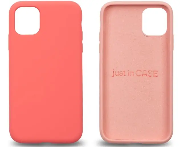 JUST IN CASE Set dve maske za telefon iPhone 11 MIX PLUS roze