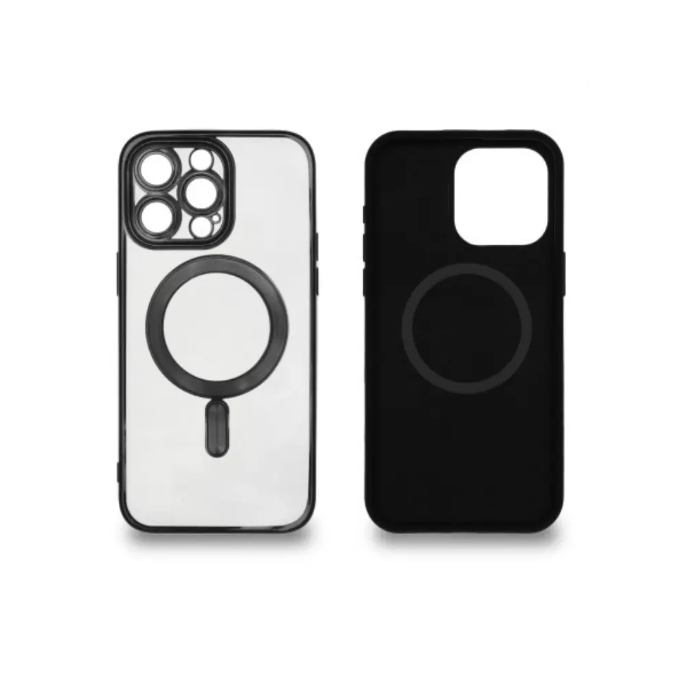 Just in CASE Mag Mix Plus Set maski za telefon iPhone 15 Pro Max, Dve maske, Crna i providna
