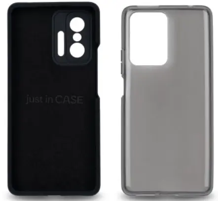 JUST IN CASE Set dve maske za telefon Mi 11T/11T pro 128GB Extra case MIX PLUS crna i siva
