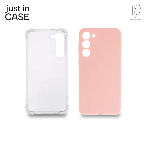 2u1 Extra case MIX paket PINK za S23 Plus