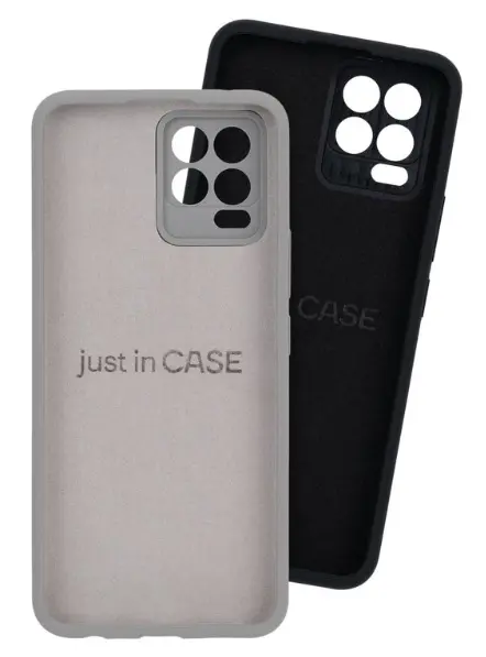 JUST IN CASE Set dve maske za telefon Realme 8 MIX PLUS crni
