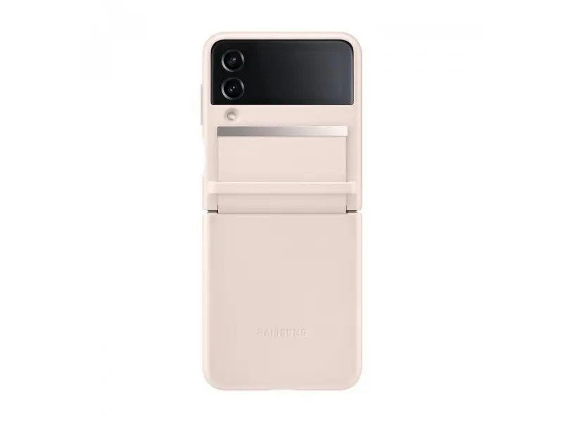 SAMSUNG Kožna maska na preklop za Flip 4, Roze