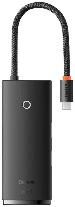 BASEUS Adapter 6 u 1 Lite Series, Type-C, Crni