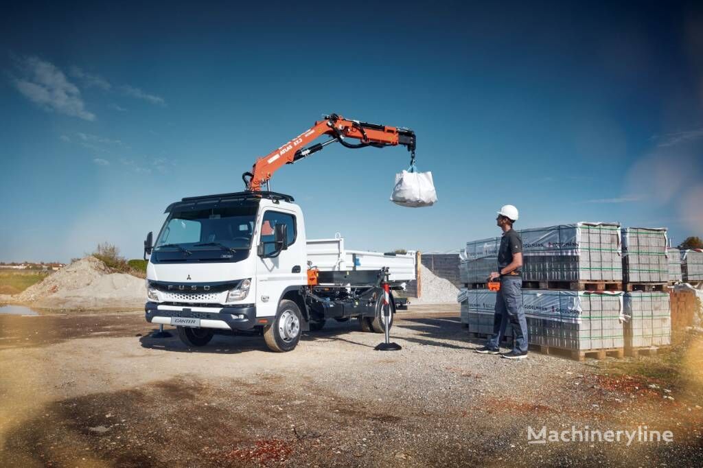 Nova Fuso eCanter 8,55 Ton Brädgårdsbil med Palfingerkran pokretna dizalica