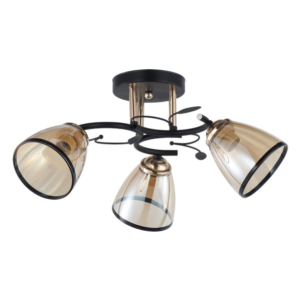 Plafonska lampa MD2740-3 BK+GD