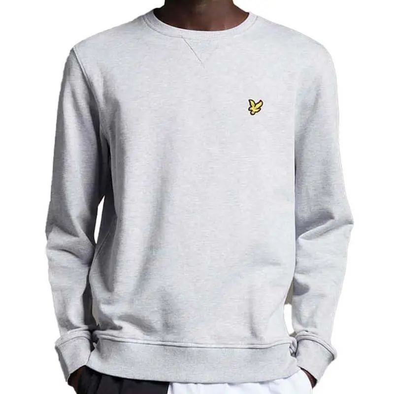 LYLE AND SCOTT Muški duks Crew neck sweatshirt, Svetlosivi