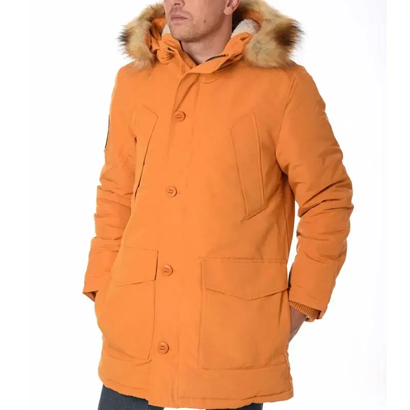 SUPERDRY Muška jakna Everest Faux, Narandžasta