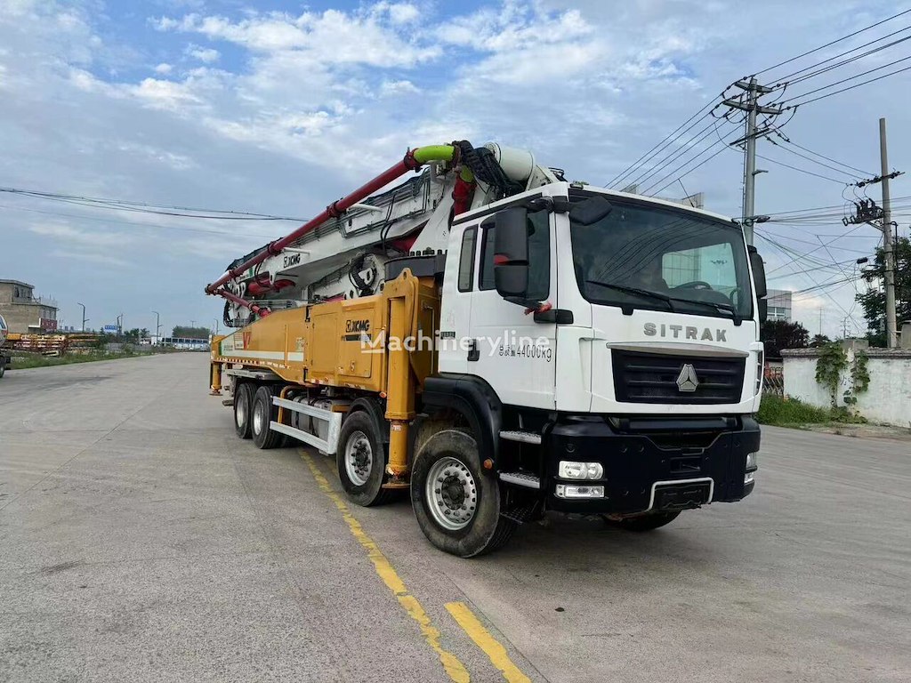 XCMG 58m na šasiji Sitrak pumpa za beton