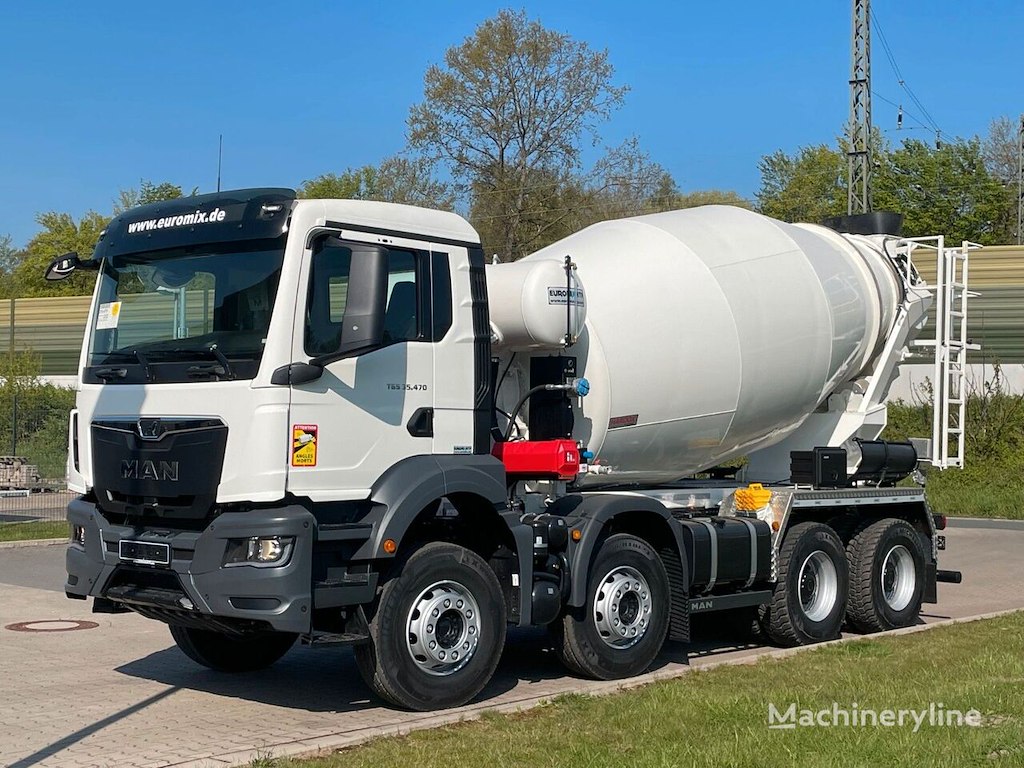 Novi MAN TGS 35.470 8x4 EuromixMTP EM 10 L 10xVORHANDEN kamion s mešalicom za beton