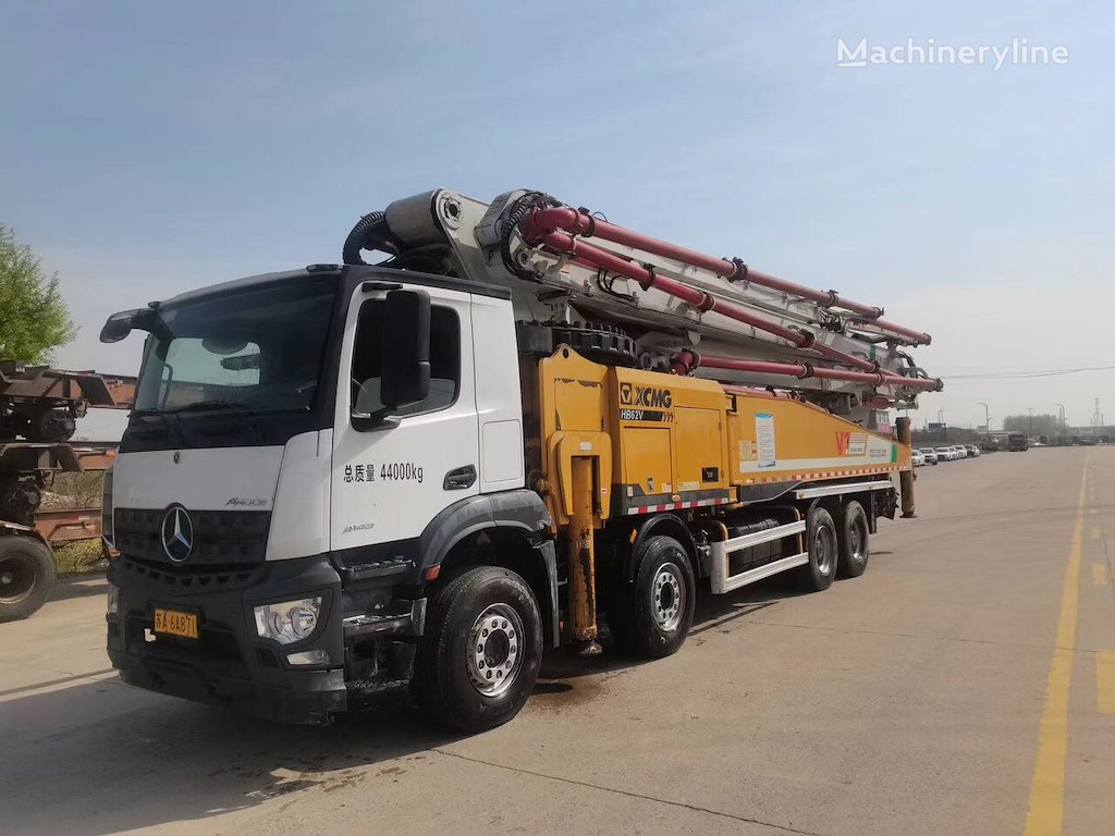 XCMG 62m na šasiji Mercedes-Benz pumpa za beton