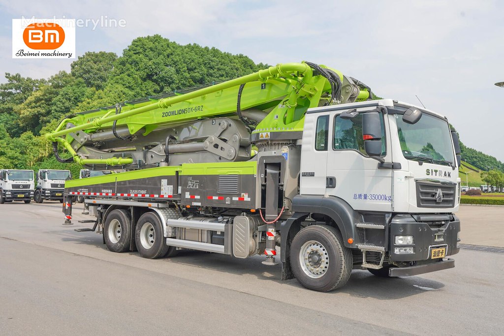 Nova Zoomlion na šasiji Sitrak pumpa za beton