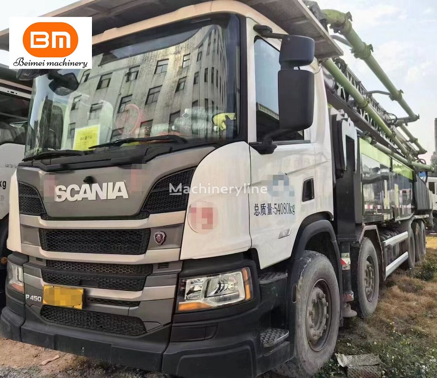 Zoomlion na šasiji Scania P450 pumpa za beton