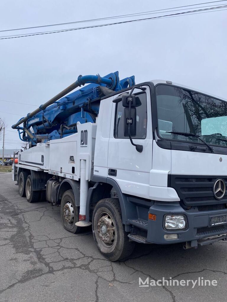 Putzmeister na šasiji Mercedes-Benz Actros pumpa za beton